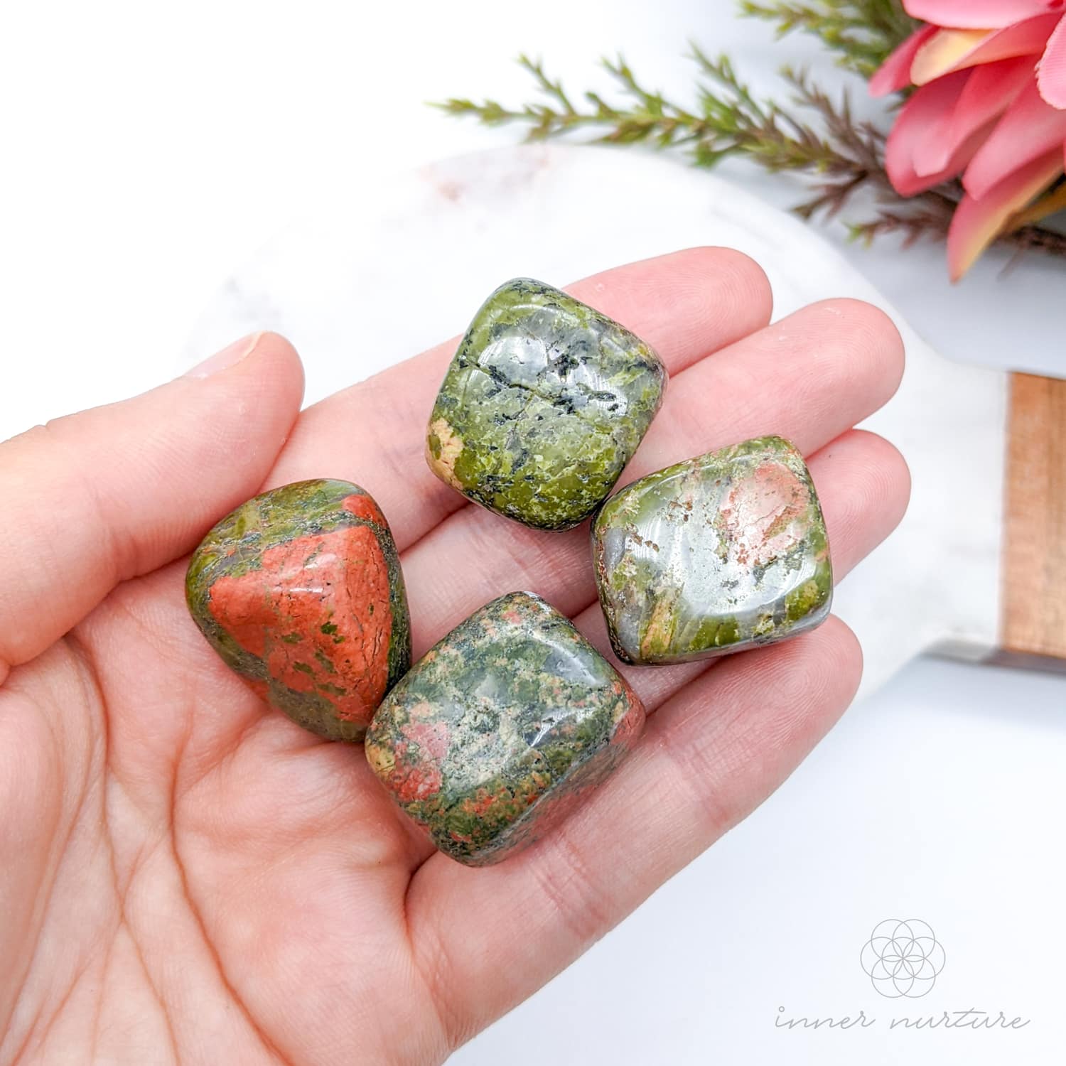 Unakite Tumble | Crystal Shop Australia - Inner Nurture