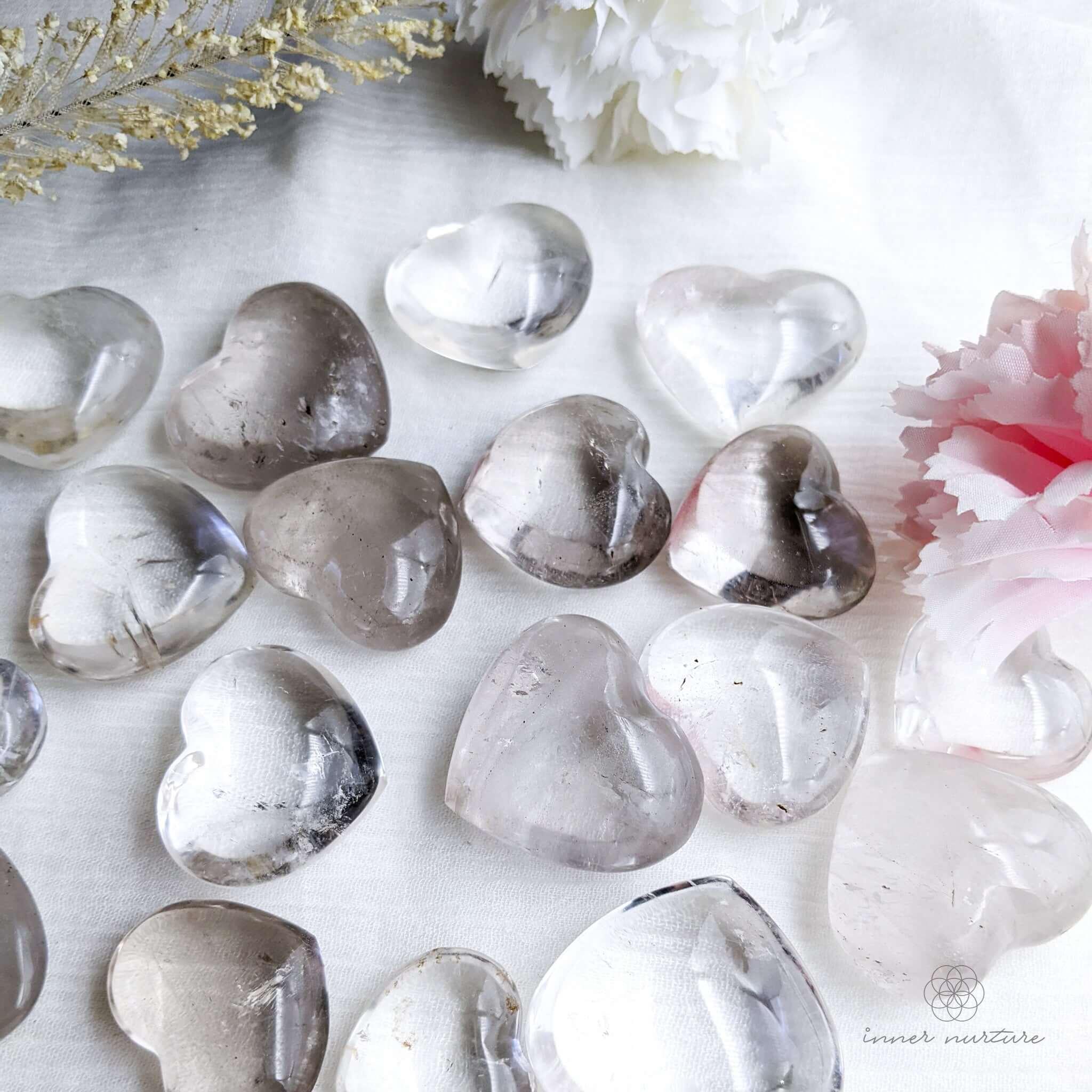 Buy Polished Crystal Hearts Online In Australia – Inner Nurture